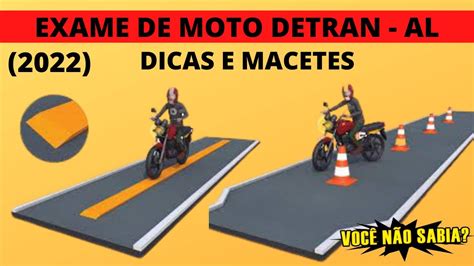 Percurso de Moto 2022 Maceió Alagoas Exame de Moto Detran Alagoas