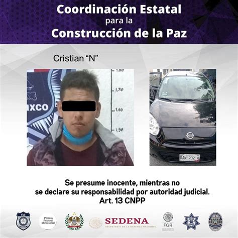 Con vehículo robado fue detenido un hombre en Temixco Zona Centro
