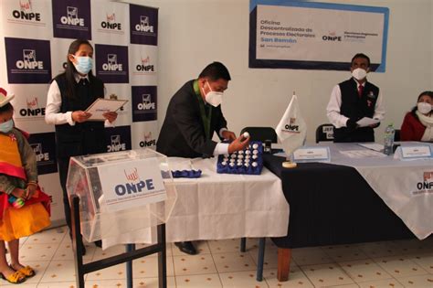ODPE San Román eligió más de 6 mil miembros de mesa para las elecciones