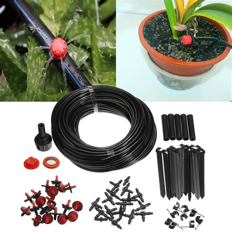 23m diy Sistema de Irrigação Micro Gotejamento Automático Auto Planta