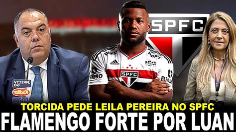 LUAN NO FLAMENGO DIRETORIA AGE RÁPIDO TORCIDA PEDE LEILA PEREIRA NO