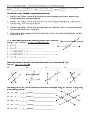 Proof Packet Parallel And Perpendicular Lines Pdf Honors Geometry