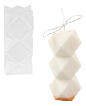 Molde De Silicone Formato Vela Cilíndrica Modelo 02 Ohana Quimicos