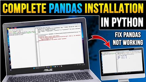how to install pandas in python on windows 11 10 8 7 latest version 2023 ⚡fix pandas not