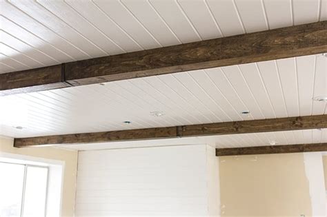 Tongue And Groove Ceilings With Beams Shelly Lighting