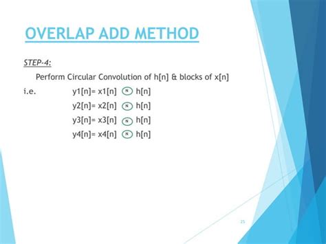 overlap add overlap save digital signal processing ppt