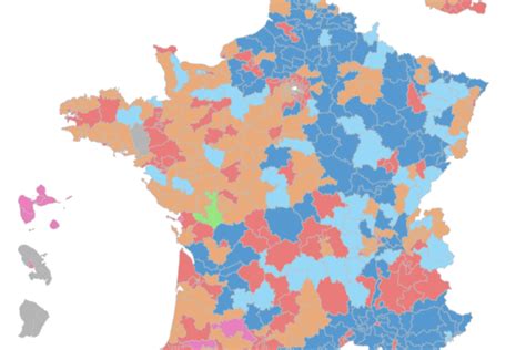 Carte des législatives les résultats par circonscription et par ville