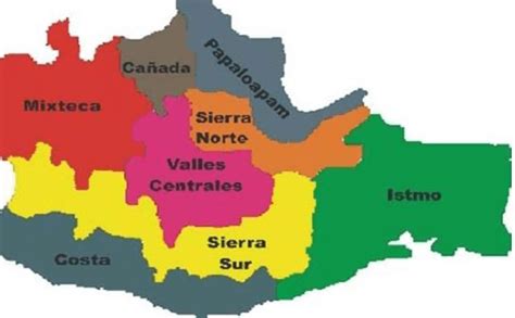 Las Regiones De Oaxaca