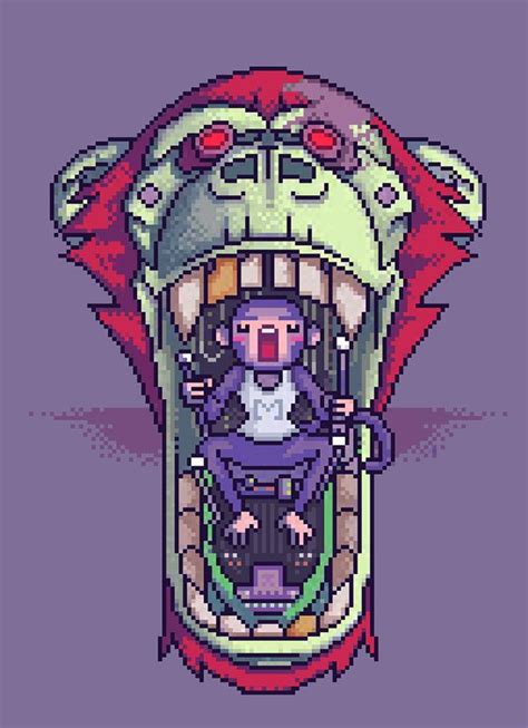 Pixel Monkey On Behance Iron Man Monkey Pixel Behance Superhero