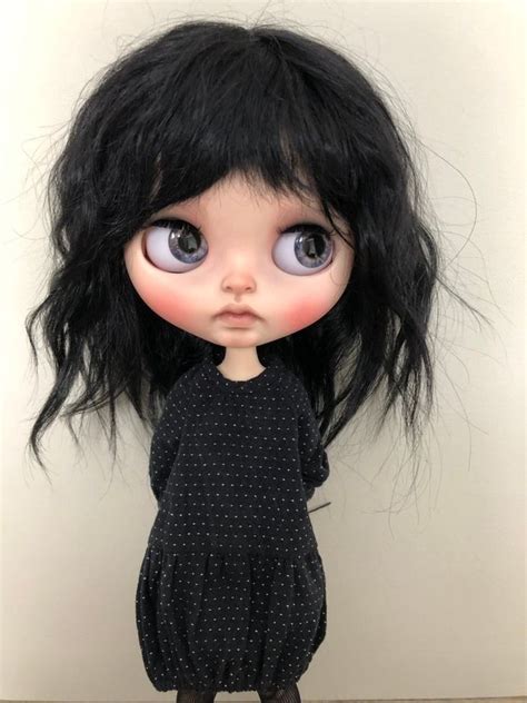 Beautiful Blythe Doll With Black Hair