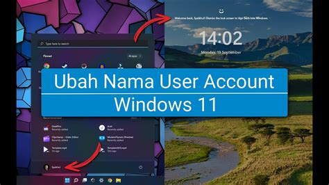 Cara Mengubah Nama User Account Di Windows 11 YouTube