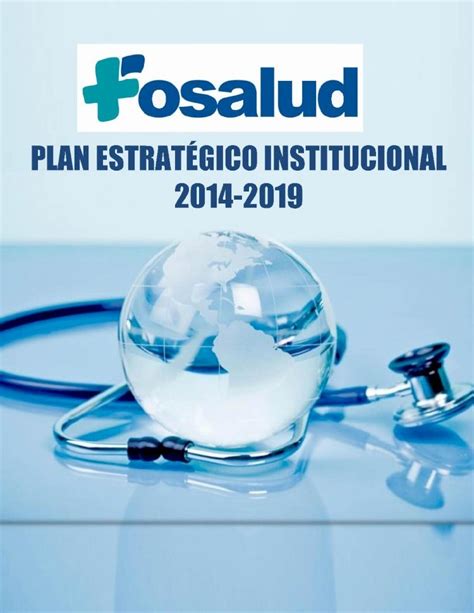 Pdf Plan Estrat Gicoinstitucional Intranet Fosalud Gob Sv