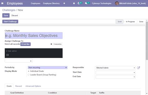 Odoo Employee Odoo V Community Edition Book