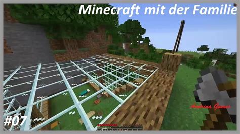 Minecraft mit der Familie 07 Unsere Häuser wachsen langsam Deutsch