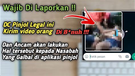 Dc Pinjol Ini Ancam P Mb Nuhan Ke Nasabah Galbay Laporkan Dia