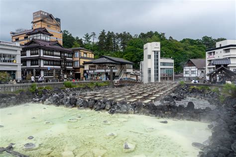 Kusatsu Onsen Hot Spring Traveling Japan