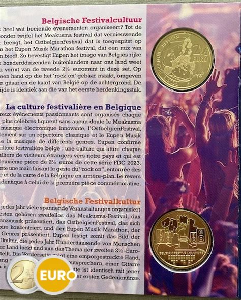 Série euro BU FDC Belgique 2023 Eupen LaMonnaieDeLaPiece