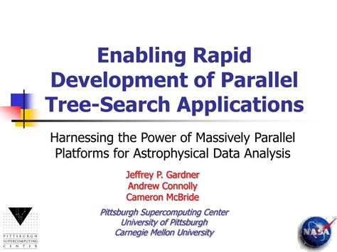 ppt enabling rapid development of parallel tree search applications powerpoint presentation