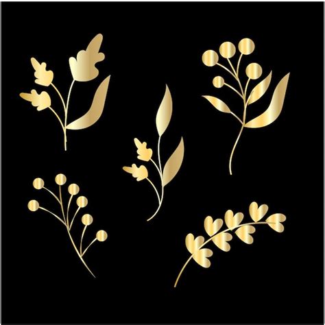 Cole O De Flores Desenhadas M O Vetor Premium