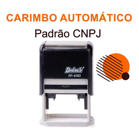 Carimbo Automático Deskmate RP 4060 40x60mm Padrão da Receita