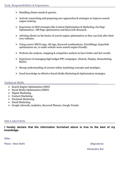 Himanshu Resume Pdf