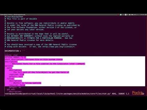 Learn Getting Started With Core Features In Ansible 2 Ansible Modules