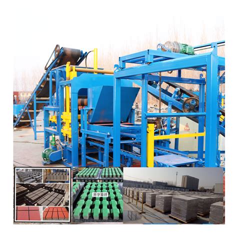 Qt4 15s Automatic Hollow Cement Concrete Color Paver Machine