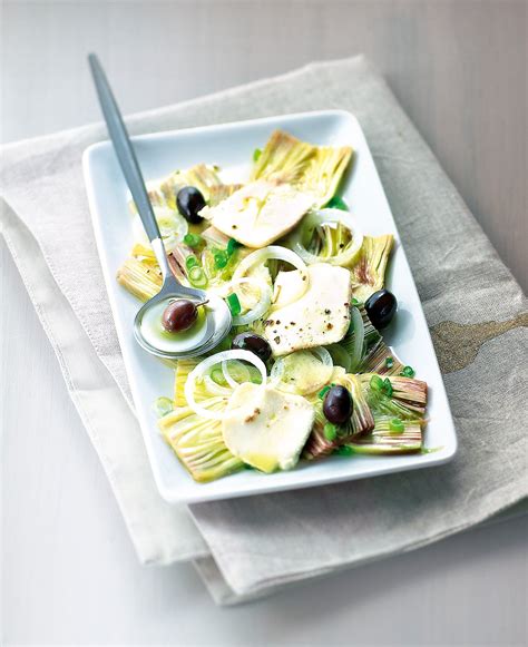 Carpaccio dartichauts poivrade au chèvre sec Recette Recette