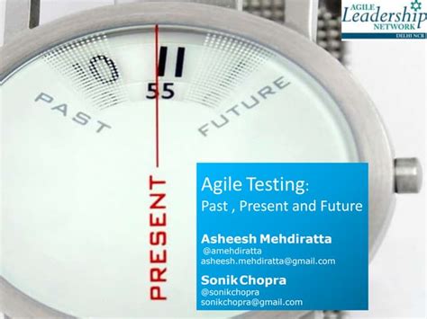 agile testing past present and future ppt