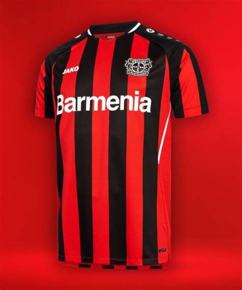 Jako Lance Le Nouveau Maillot Domicile Du Bayer Leverkusen