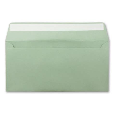 500 Brief Umschläge DIN Lang Eukalyptus Grün 110 g m² 11 x 22