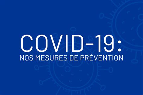 COVID 19 nos mesures de prévention Groupe Océan