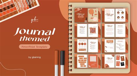 Aesthetic Journal Themed PowerPoint Template Gbsining YouTube
