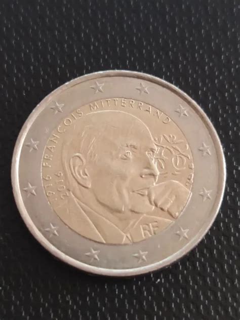 PIÈCE DE MONNAIE France 2 euro 2016 François Mitterrand Tranche