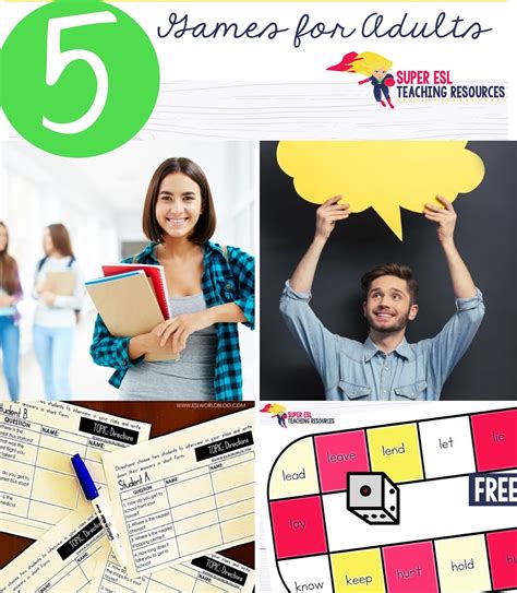 Speaking Games For Adults
