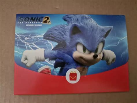 MCDONALD S HAPPY MEAL Toy Sonic 2 The Hedgehog Sonic 2022 Sega Movie 1