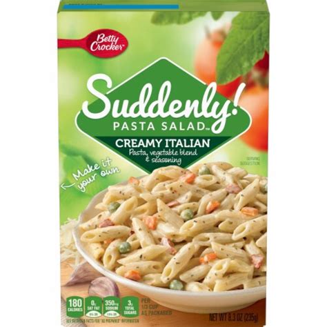 Betty Crocker Dry Meals Pasta Salad Creamy Italian Oz Oz Kroger