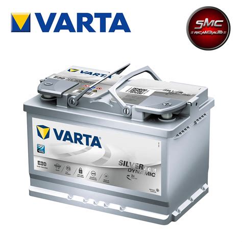 Batteria Auto Varta Silver Dynamic A Ex E V Ah A Agm Start