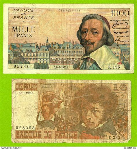 F Richelieu France Billet De Francs