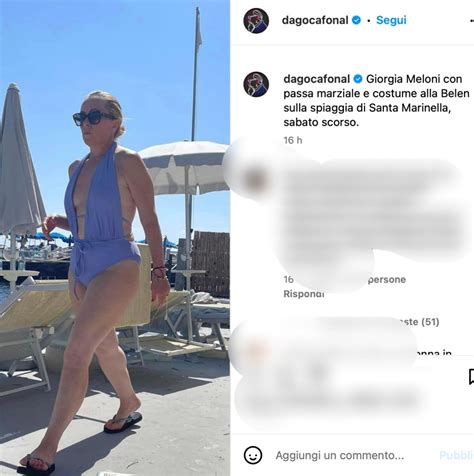 Giorgia Meloni La Foto Al Mare Sommersa Da Critiche