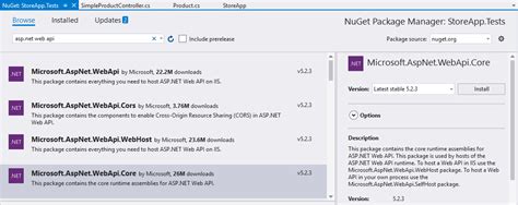 pruebas unitarias de asp web api 2 microsoft learn