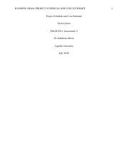 PM FP5331 GravesScott Assessment3 2 Docx RUNNING HEAD PROJECT
