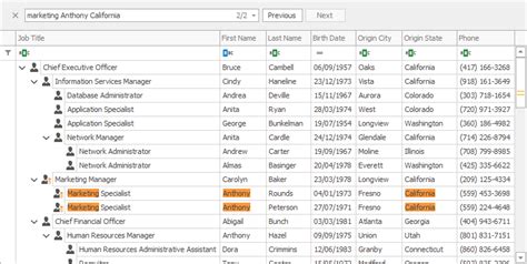 treelistoptionsfind parserkind property winforms controls devexpress documentation