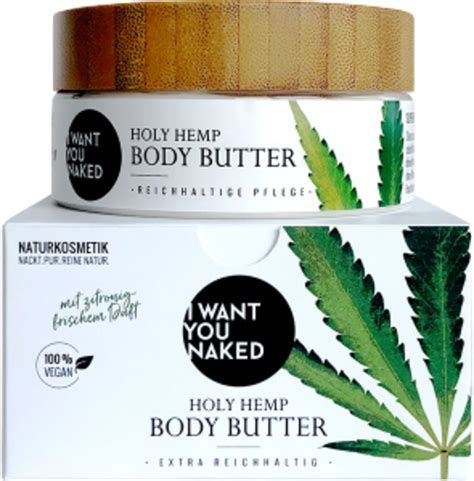 I WANT YOU NAKED Holy Hemp Body Butter 200 Ml Ecco Verde Onlineshop