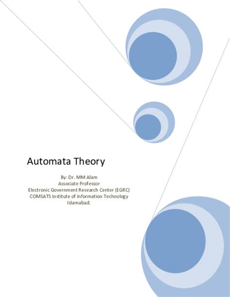 pdf automata theory m chnnr