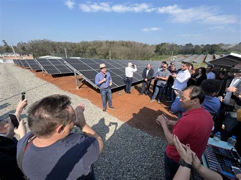 Primeira usina solar pública do Norte Gaúcho é inaugurada em Erechim