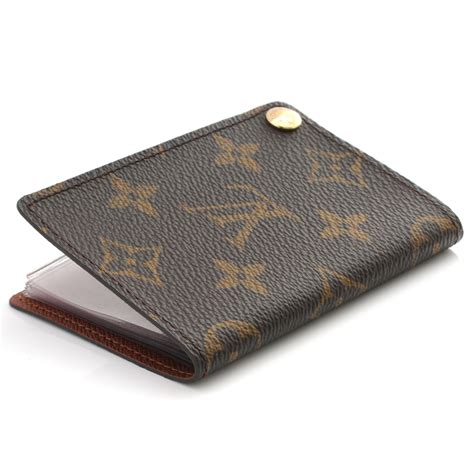 LOUIS VUITTON Monogram Porte Cartes Credit Pression 43174