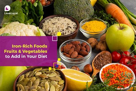 Iron Rich Foods Fruits Vegetables Lovelocal