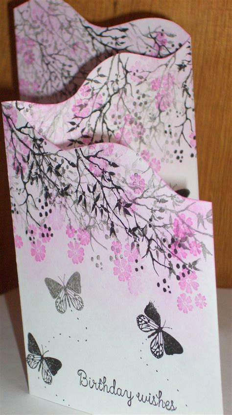 Tri Fold Card Using Card Io Majestix Stamps Stamped Cards Tri Fold