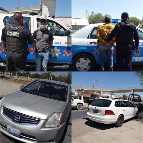 Dos detenidos con vehículos robados en San Juan del Río